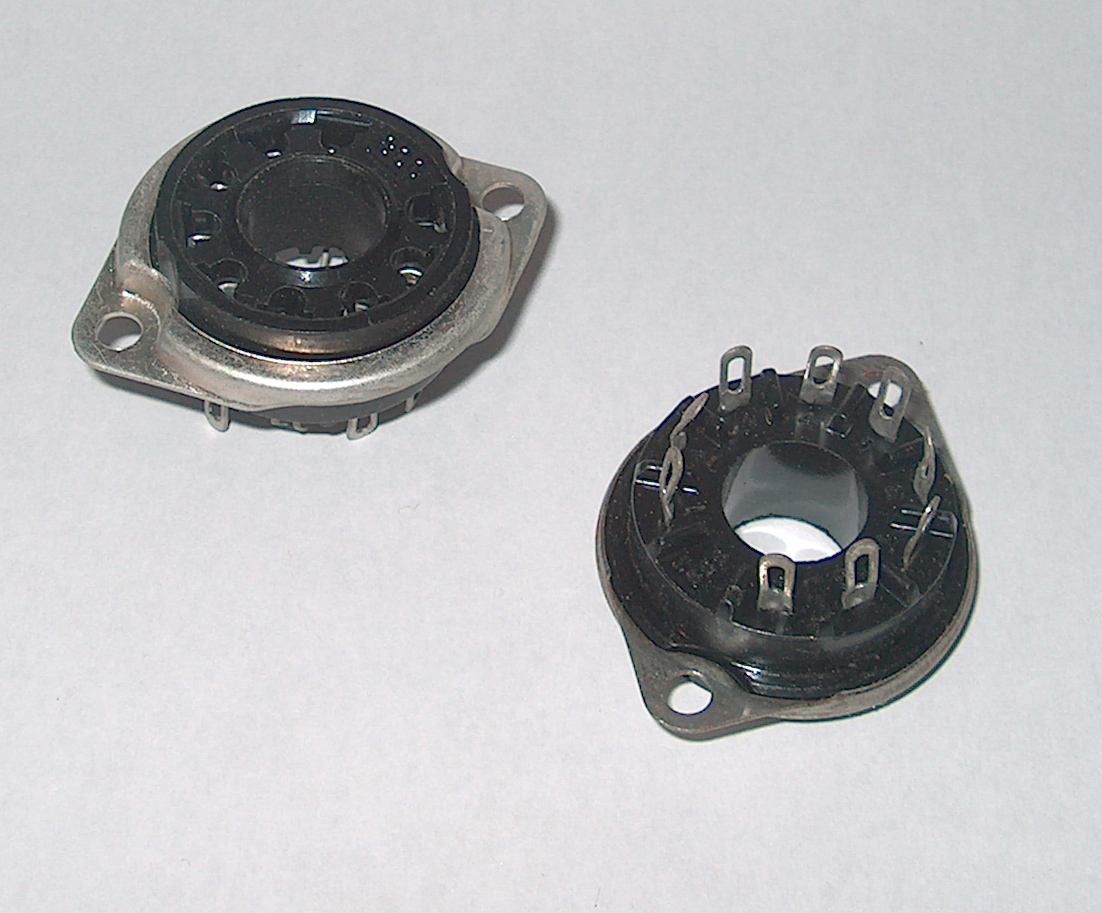 9 Pin Power Tube Socket, 7868, NOS Top MOunt - Product Details