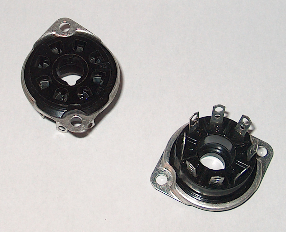 8 Pin Octal Tube Socket, NOS #2, Bottom Mount - Product Details